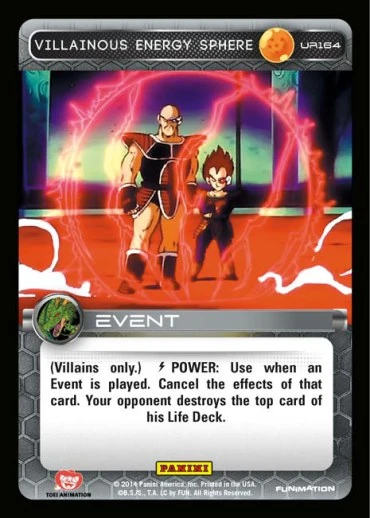 Villainous Energy Sphere | DragonBallZTCG Wiki | Fandom