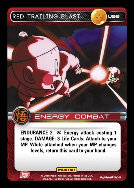 Red Trailing Blast | DragonBallZTCG Wiki | Fandom