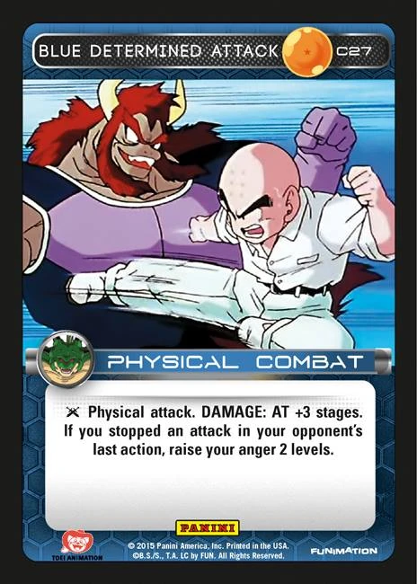 Blue Determined Attack | DragonBallZTCG Wiki | Fandom