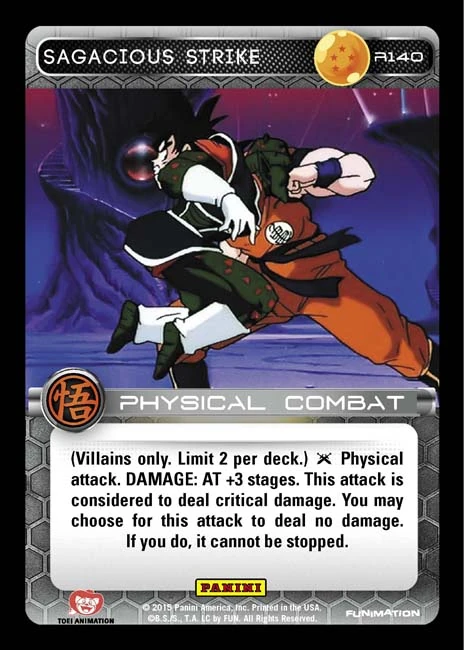 Sagacious Strike | DragonBallZTCG Wiki | Fandom
