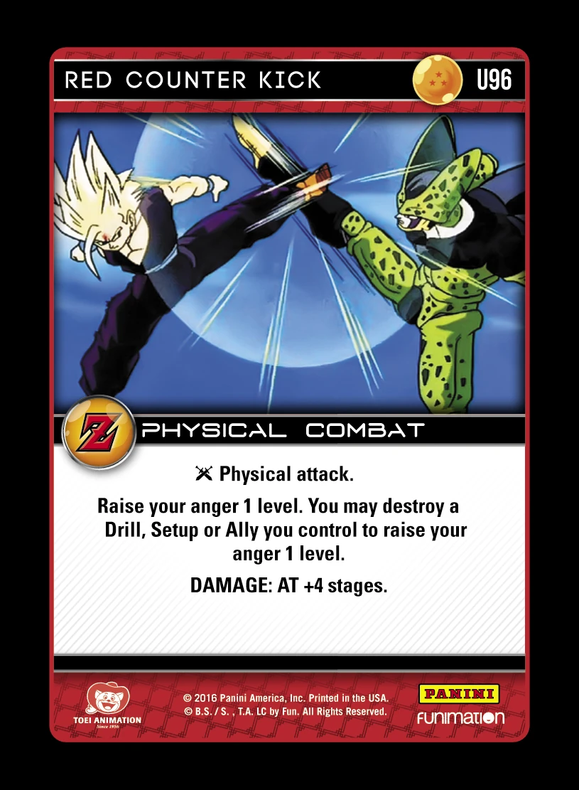 Red Counter Kick | DragonBallZTCG Wiki | Fandom