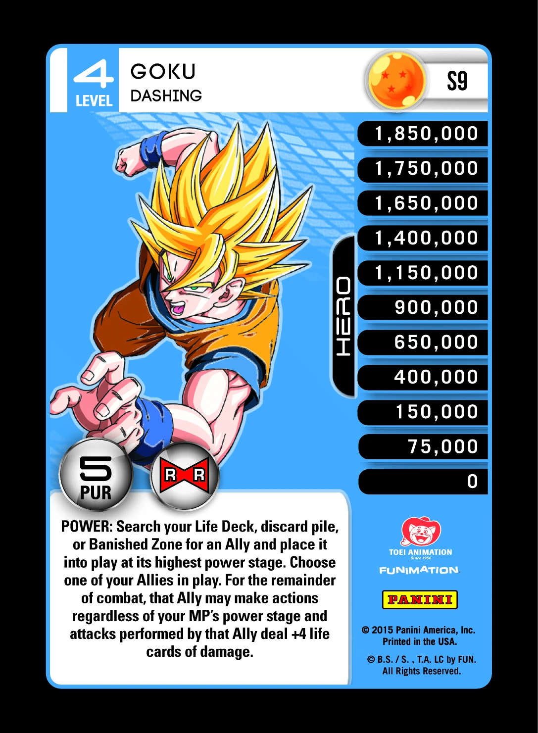 Goku - Dashing | DragonBallZTCG Wiki | Fandom