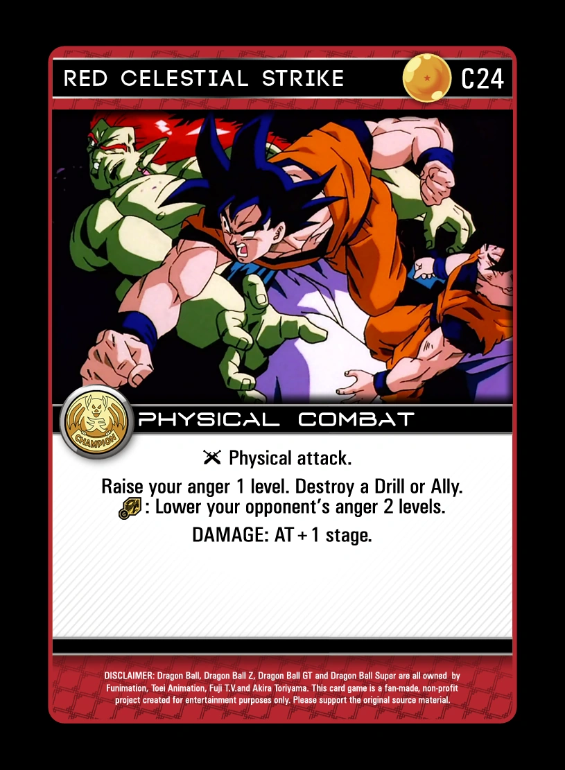 Red Celestial Strike | DragonBallZTCG Wiki | Fandom