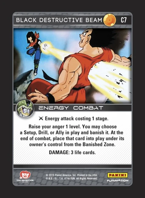 Black Destructive Beam | DragonBallZTCG Wiki | Fandom
