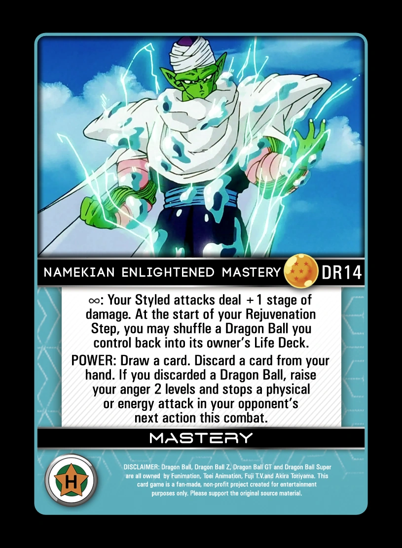 Namekian Enlightened Mastery | DragonBallZTCG Wiki | Fandom