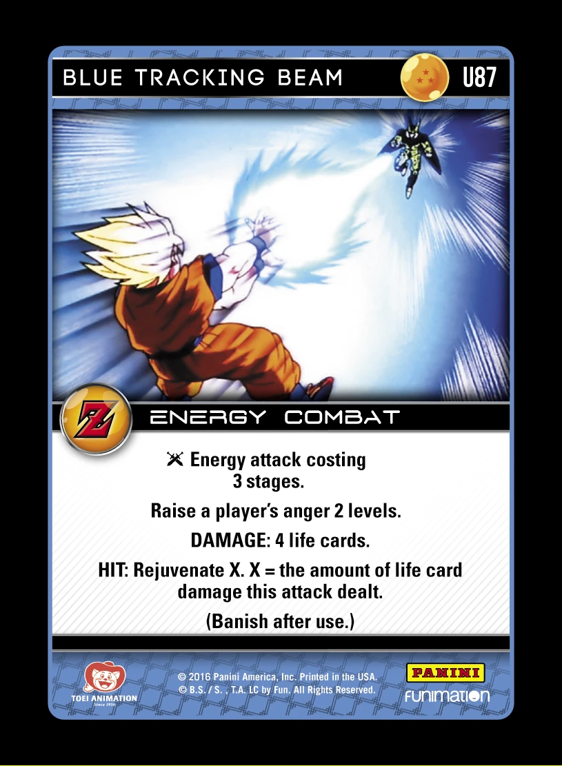 Blue Tracking Beam | DragonBallZTCG Wiki | Fandom