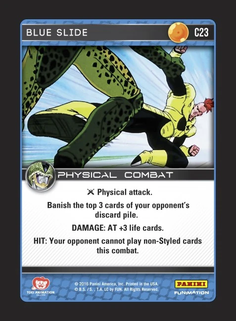 Blue Slide | DragonBallZTCG Wiki | Fandom