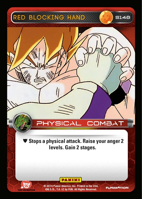 Red Blocking Hand | DragonBallZTCG Wiki | Fandom