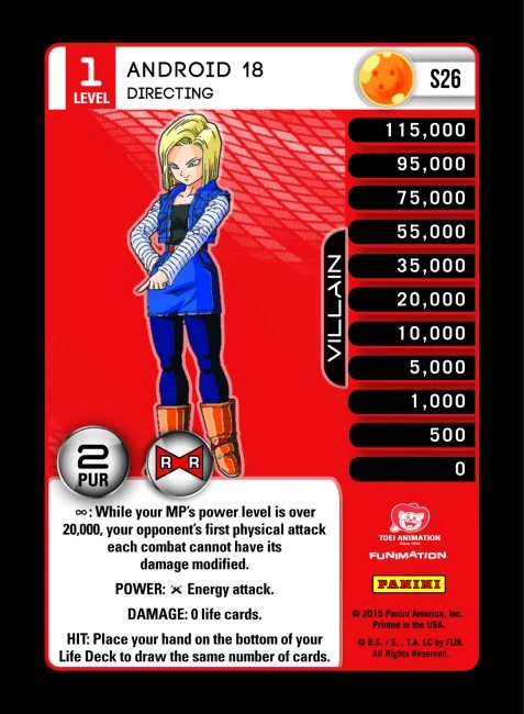 Android 18 - Directing | DragonBallZTCG Wiki | Fandom