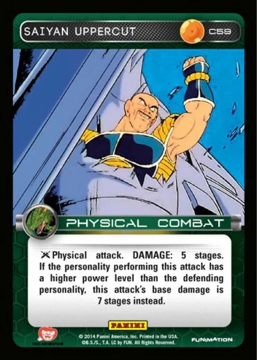 Saiyan Uppercut | DragonBallZTCG Wiki | Fandom