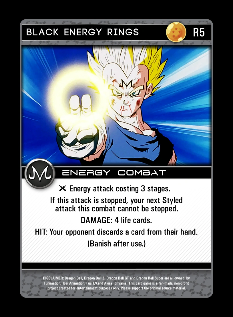 Black Energy Rings | DragonBallZTCG Wiki | Fandom