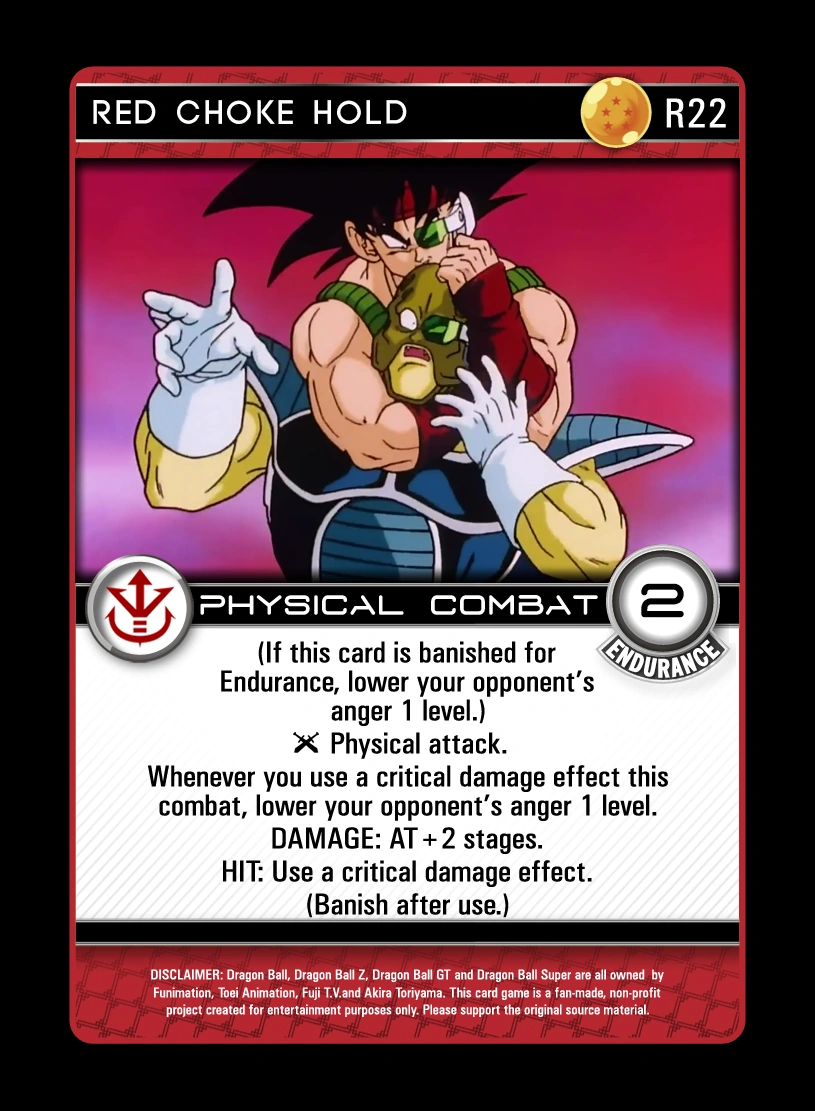 Red Choke Hold | DragonBallZTCG Wiki | Fandom