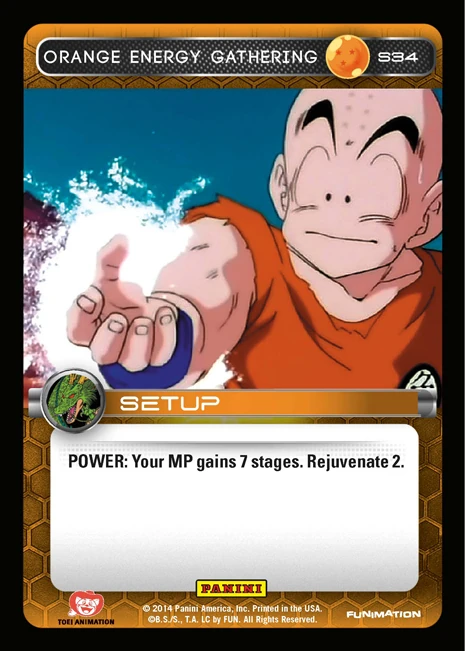 Orange Energy Gathering | DragonBallZTCG Wiki | Fandom