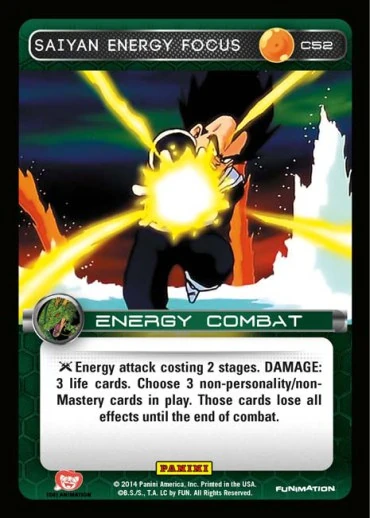 Saiyan Energy Focus | DragonBallZTCG Wiki | Fandom