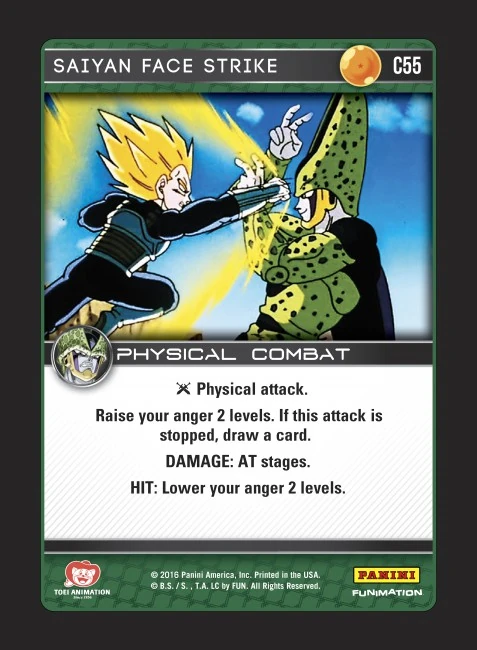 Saiyan Face Strike | DragonBallZTCG Wiki | Fandom