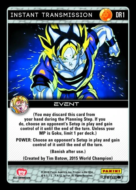 Instant Transmission | DragonBallZTCG Wiki | Fandom