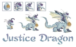 Justice Dragon Dragon City