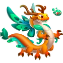 Pixie Salamander Dragon | Dragon City Wiki | Fandom