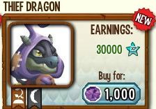 Thief Dragon Dragon City