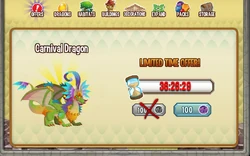 Karneval Dragon Dragon City