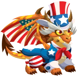 Uncle Sam Dragon | Dragon City Wiki | Fandom