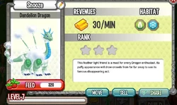 Dandelion Dragon Dragon City