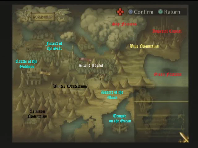 World Map | Drag-on dragoon Wiki | Fandom