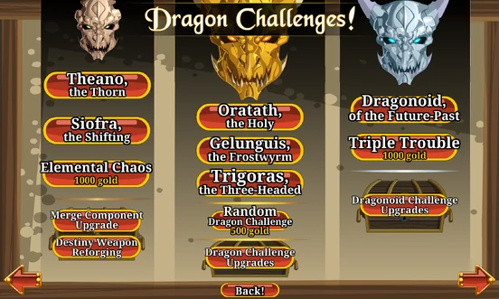 Challenges | DragonFable Endgame Wiki | Fandom
