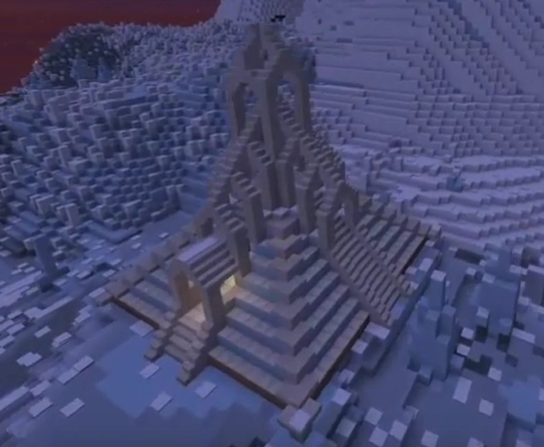 Minecraft Ice Temple