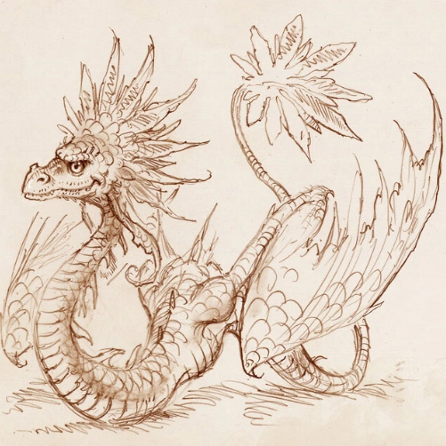 Peacock Amphithere | Dragonology Wiki | Fandom