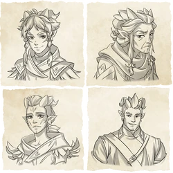 how to draw dragon prince characters