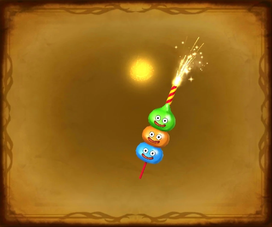 Slime stack fireworks | Dragon Quest Wiki | Fandom