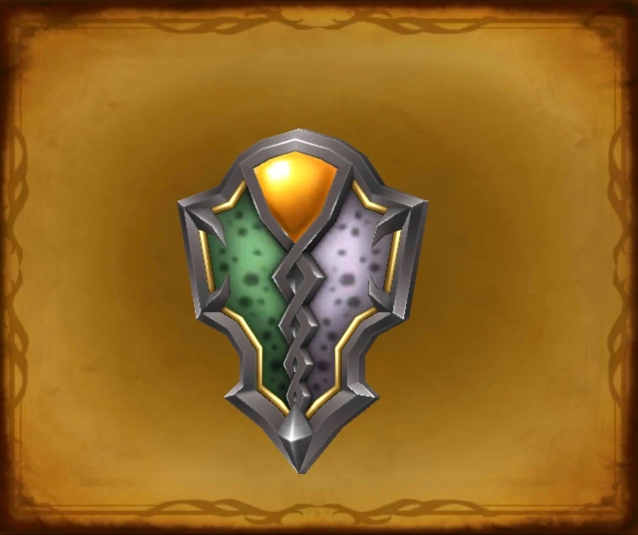 Dreamlord's shield (back) | Dragon Quest Wiki | Fandom