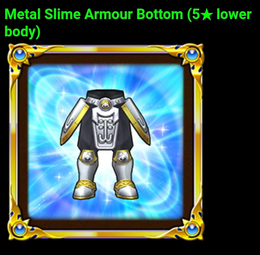 Metal slime armour bottom | Dragon Quest Wiki | Fandom