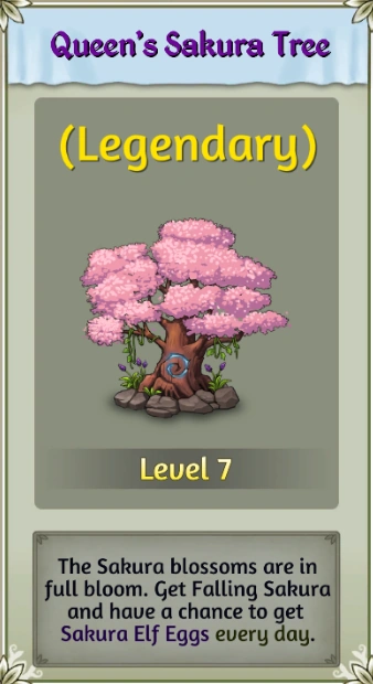 Queen's Sakura Tree | Dragons & Elfs Wiki | Fandom