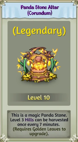 Panda Stone Altar (Corundum) | Dragons & Elfs Wiki | Fandom