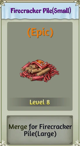 Firecracker Pile(Small) | Dragons & Elfs Wiki | Fandom