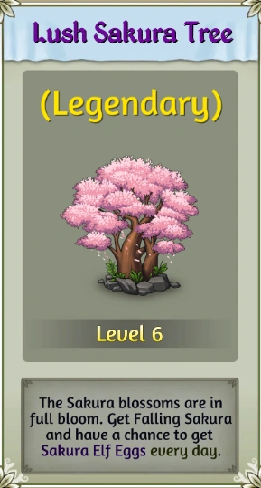 Lush Sakura Tree | Dragons & Elfs Wiki | Fandom