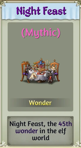 Night Feast | Dragons & Elfs Wiki | Fandom
