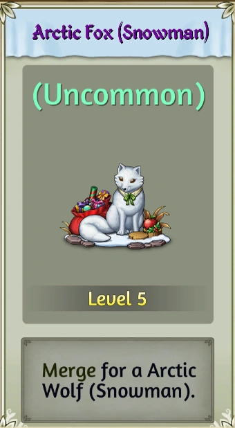 Arctic Fox (Snowman) | Dragons & Elfs Wiki | Fandom