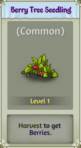 Berry Tree Seedling | Dragons & Elfs Wiki | Fandom