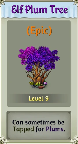 Elf Plum Tree | Dragons & Elfs Wiki | Fandom