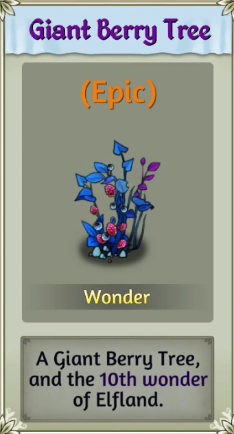 Giant Berry Tree | Dragons & Elfs Wiki | Fandom