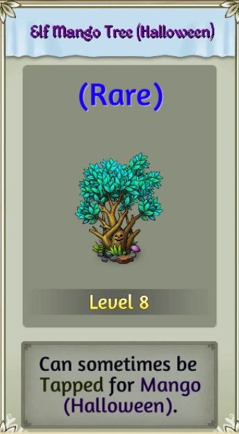 Elf Mango Tree (Halloween) | Dragons & Elfs Wiki | Fandom