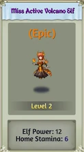 Miss Active Volcano Elf | Dragons & Elfs Wiki | Fandom