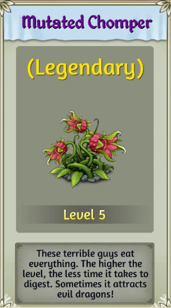 Mutated Chomper Level 5 | Dragons & Elfs Wiki | Fandom