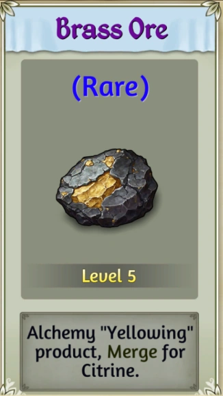 Brass Ore | Dragons & Elfs Wiki | Fandom