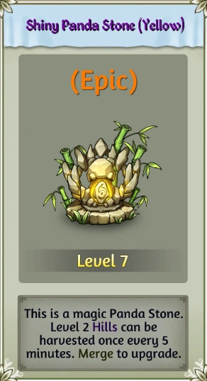 Shiny Panda Stone (Yellow) | Dragons & Elfs Wiki | Fandom