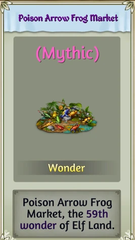 Poison Arrow Frog Market | Dragons & Elfs Wiki | Fandom