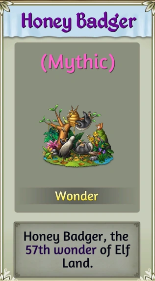 Honey Badger | Dragons & Elfs Wiki | Fandom